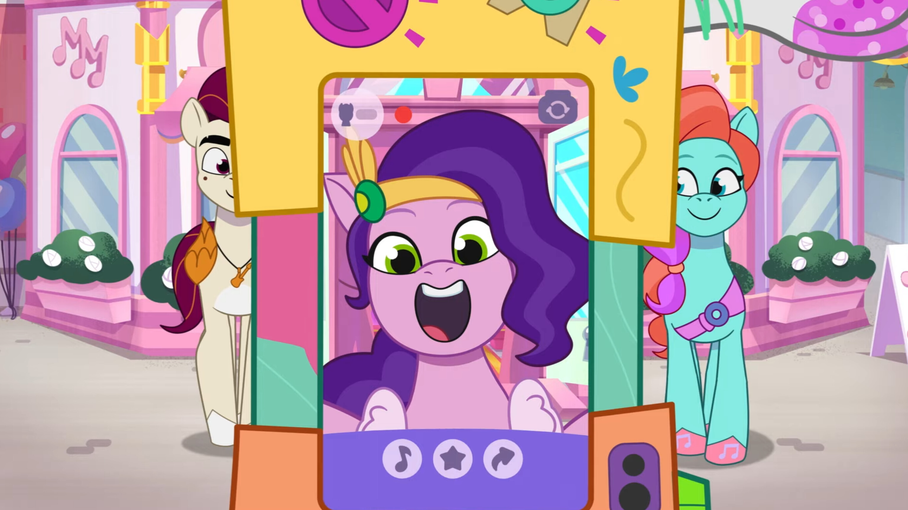 #3012462 - safe, screencap, jazz hooves, pipp petals, rocky riff, earth ...