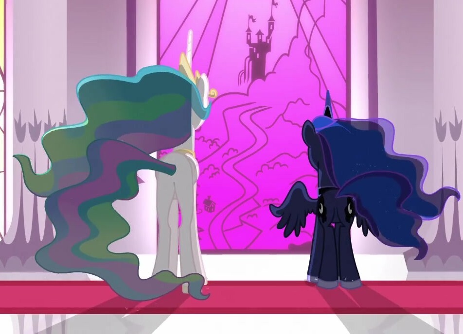 #3016628 - safe, princess celestia, princess luna, alicorn, pony, g4 ...