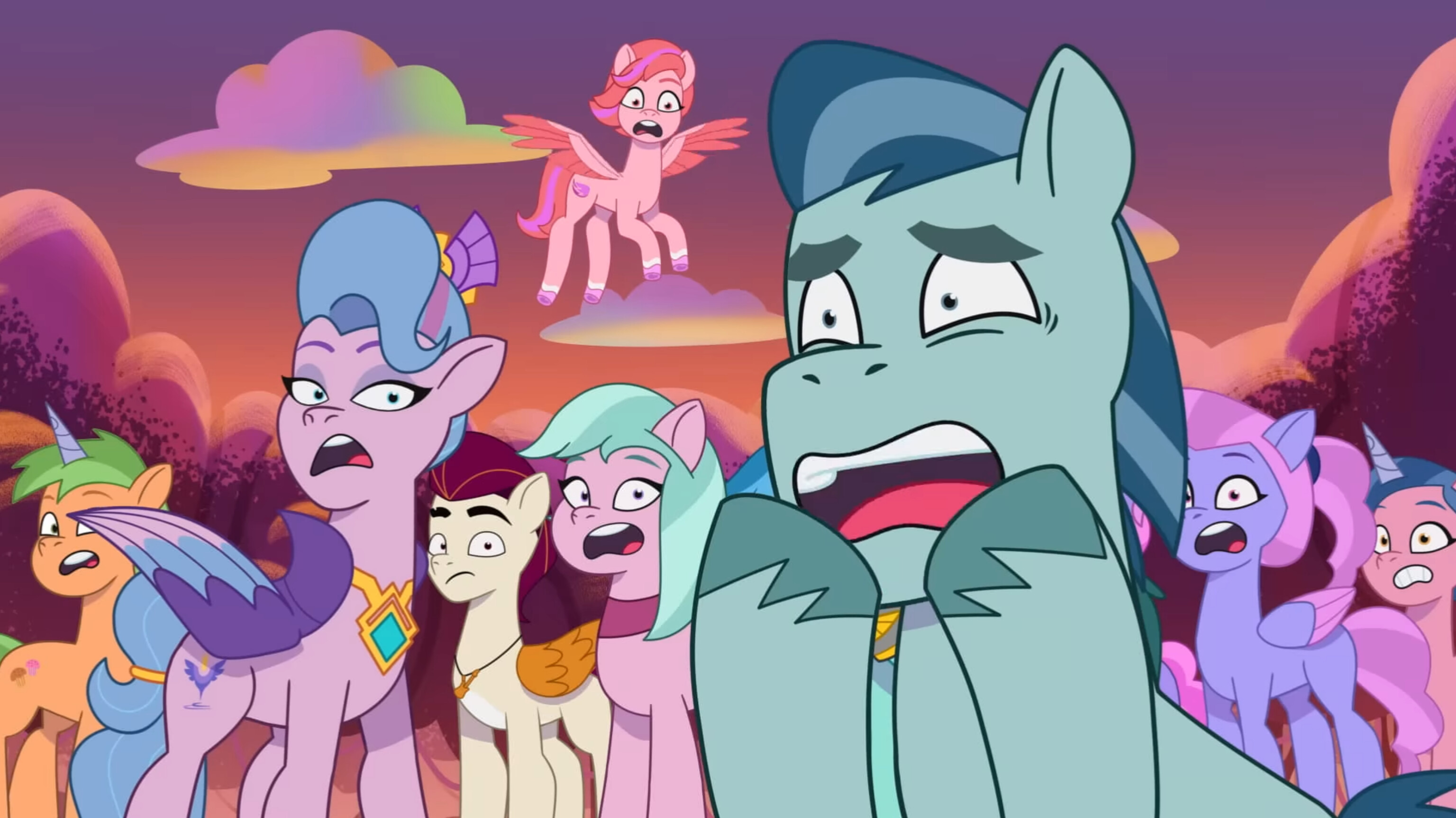 #3017000 - safe, screencap, dahlia, grassy hills, nightracer, plum ...