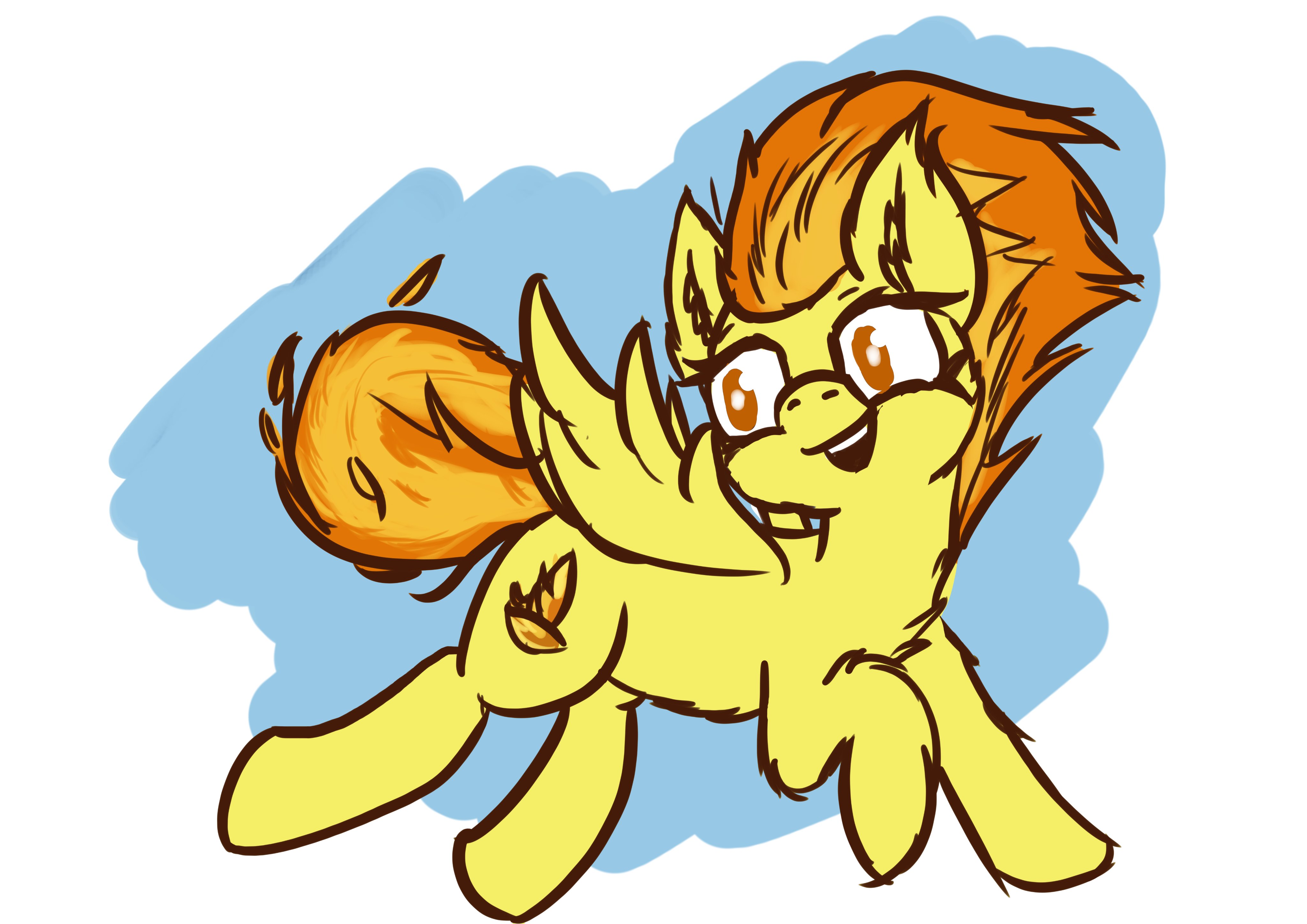 #2803594 - safe, artist:simplesaemple, spitfire, pegasus, pony, g4 ...