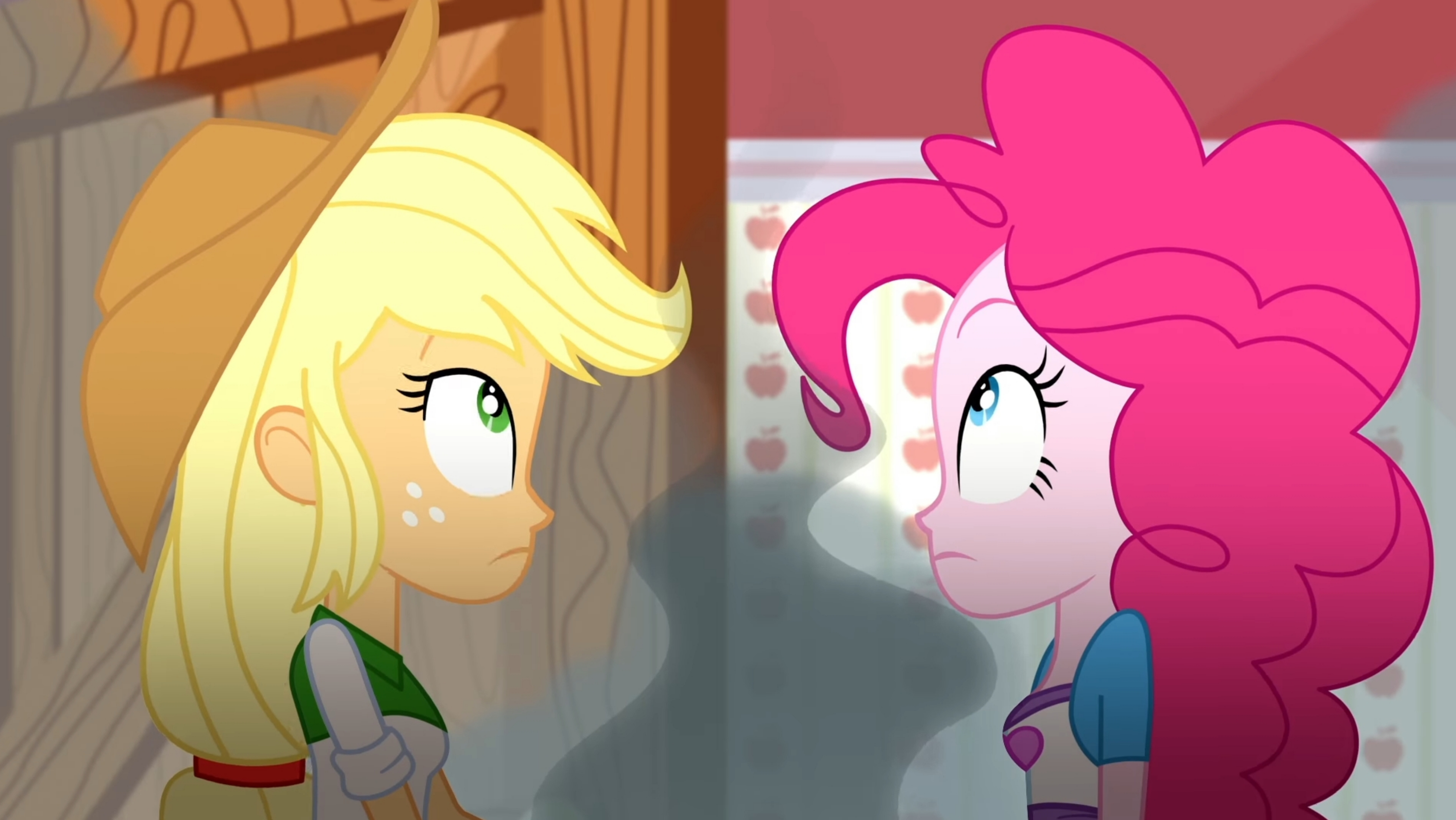 #2797336 - safe, screencap, applejack, pinkie pie, epic fails ...