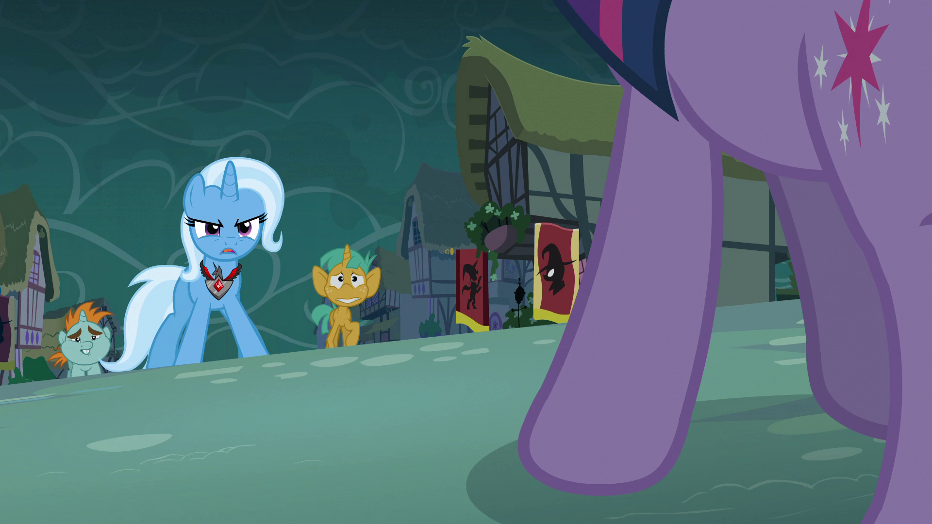#2849315 - safe, screencap, snails, snips, trixie, twilight sparkle ...