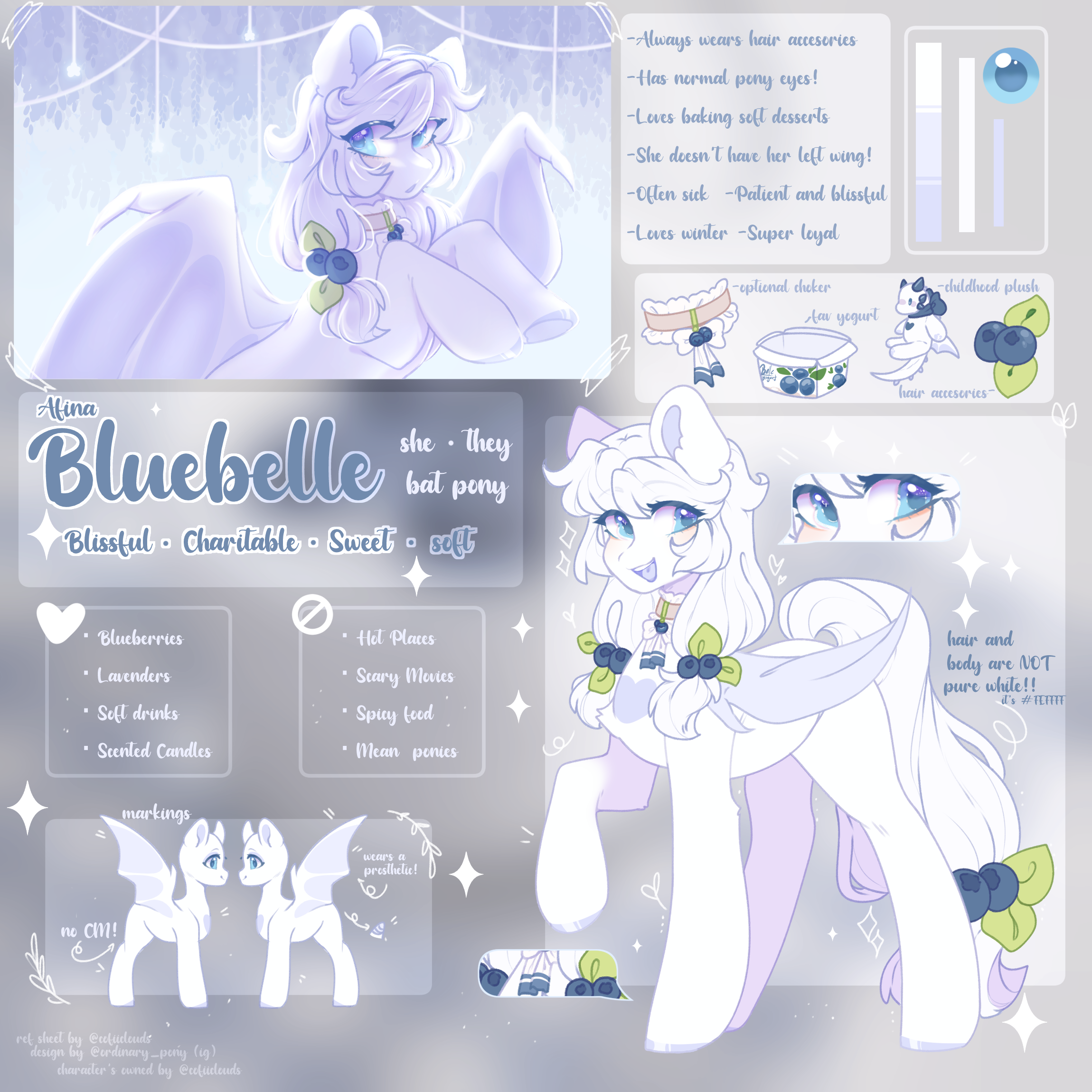 #2850323 - safe, artist:cofiiclouds, oc, oc only, oc:afina rye, bat pony, pony, amputee ...