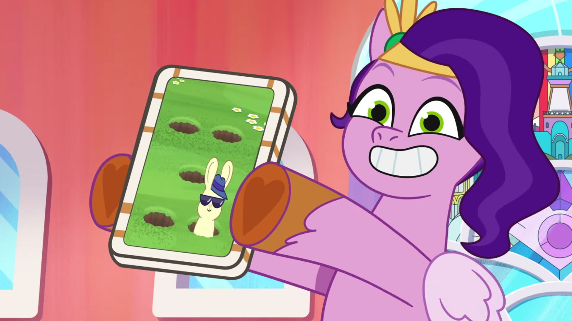 #2854472 - safe, screencap, pipp petals, pegasus, pony, rabbit, clip ...