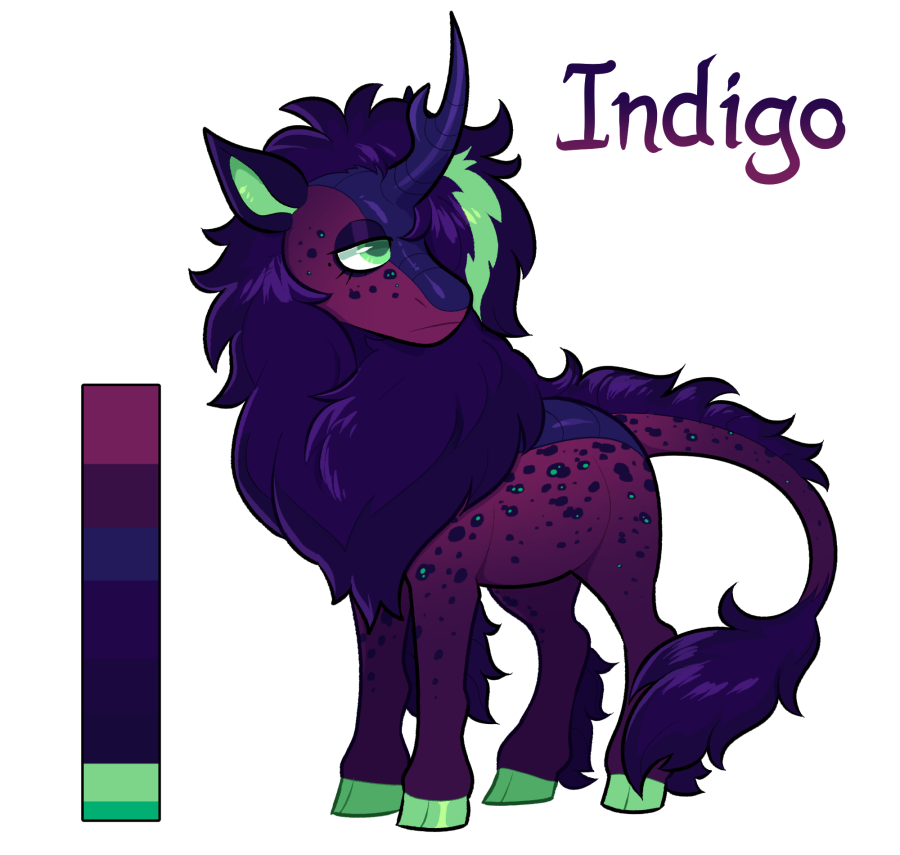 #2838859 - safe, artist:lastnight-light, oc, oc:indigo, kirin, female ...