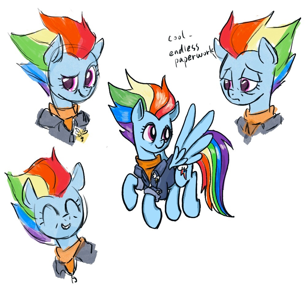 #2856498 - safe, artist:laya-21, rainbow dash, pegasus, pony, the last ...