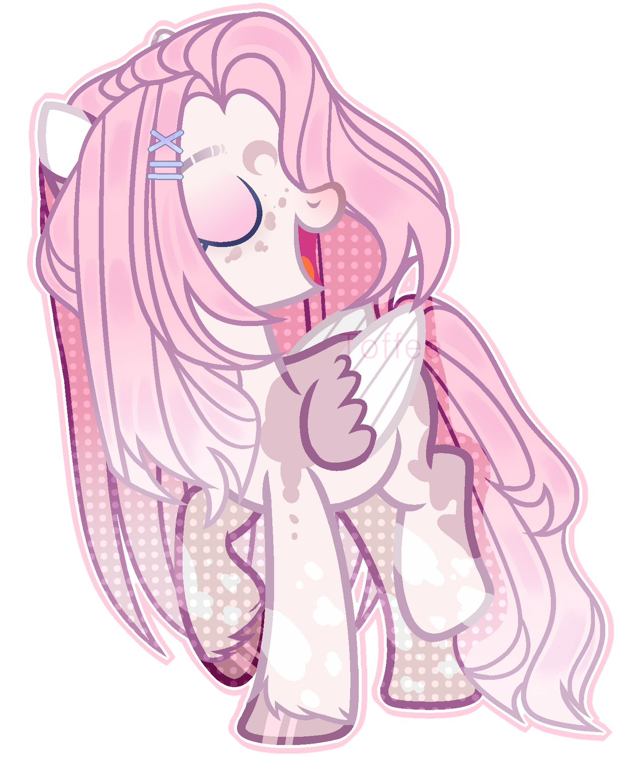 #2865988 - safe, artist:toffeelavender, oc, oc only, pegasus, pony ...