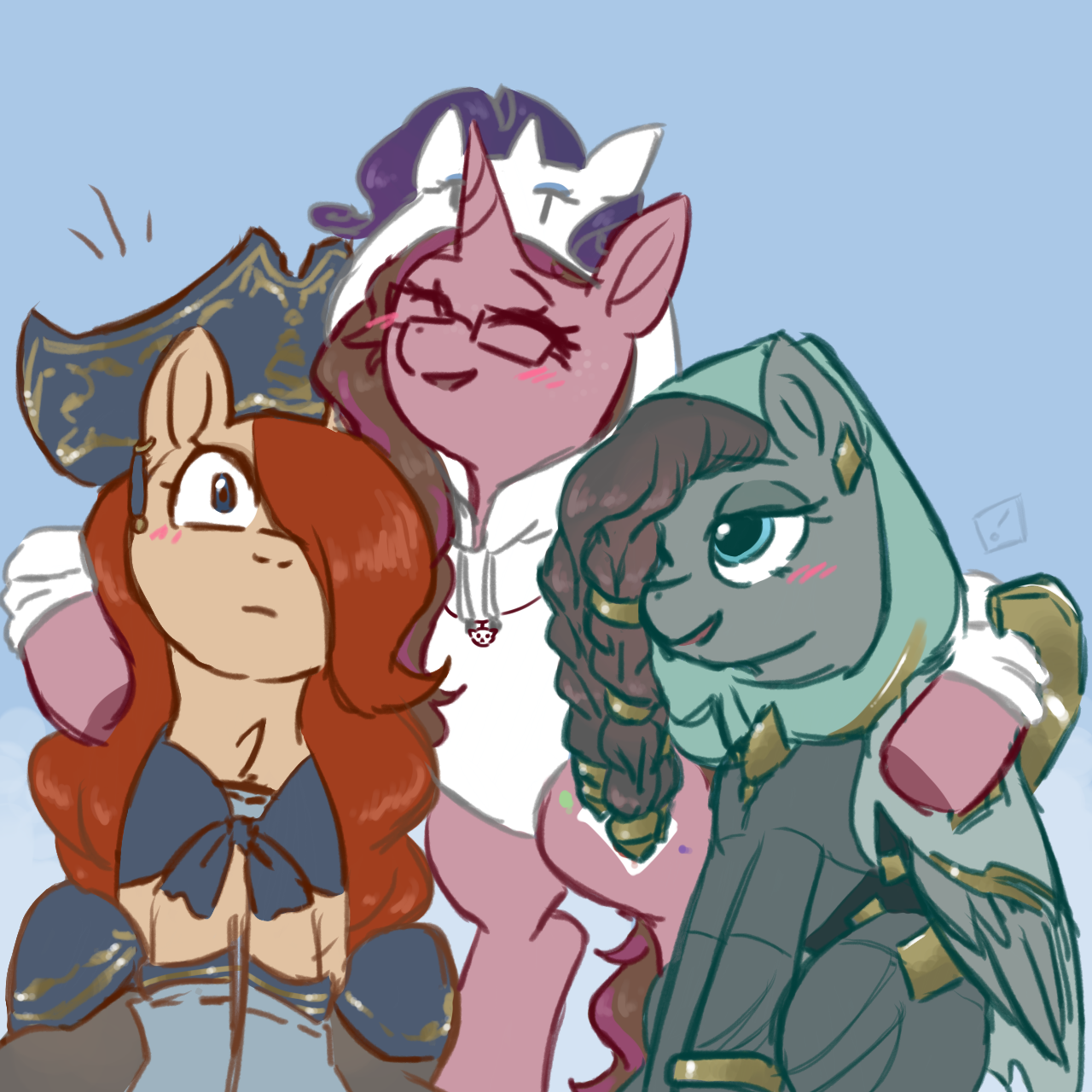 #2857409 - safe, artist:metaruscarlet, rarity, oc, oc:opacity, earth ...