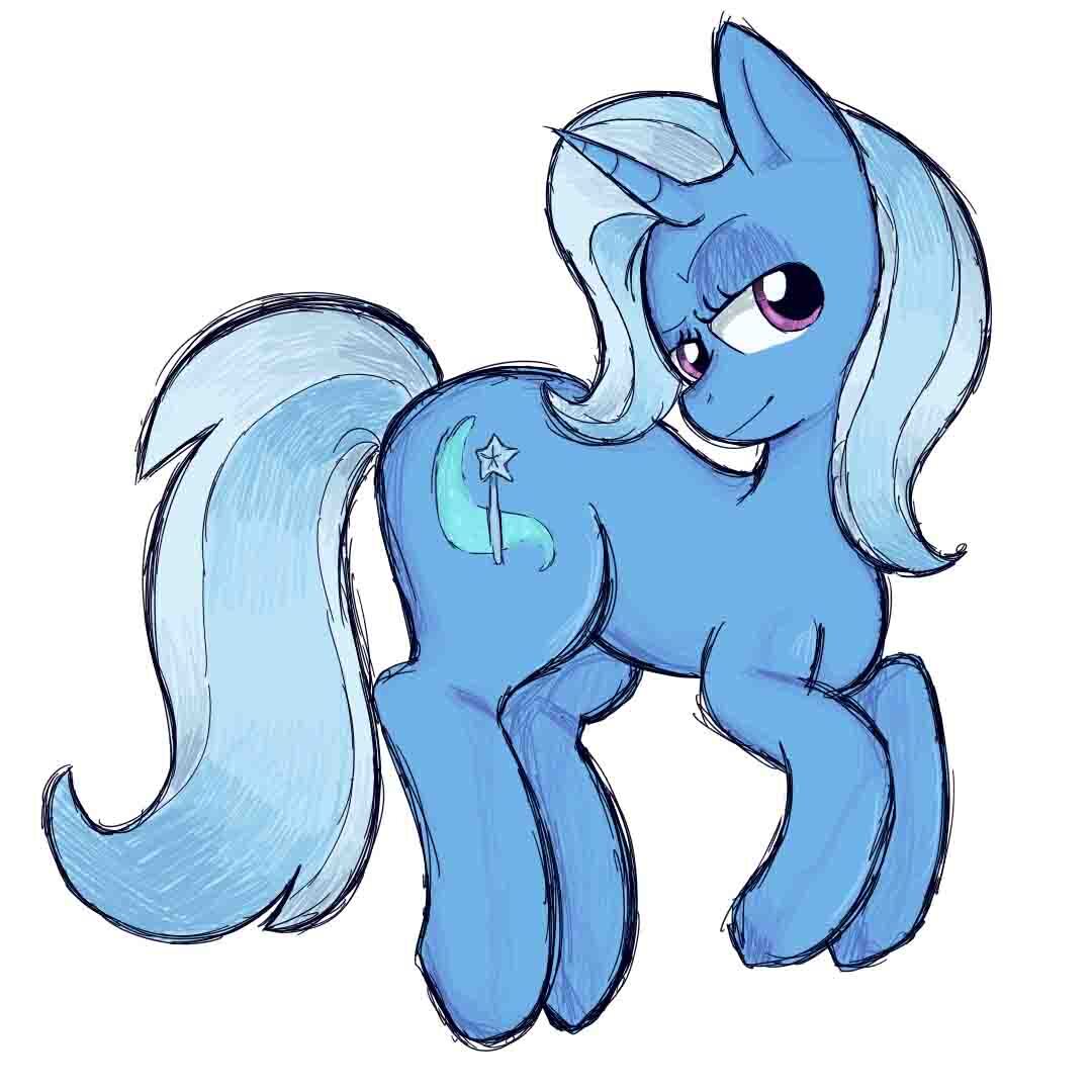 #2869463 - safe, artist:trr_bc, trixie, pony, unicorn, fighting is ...