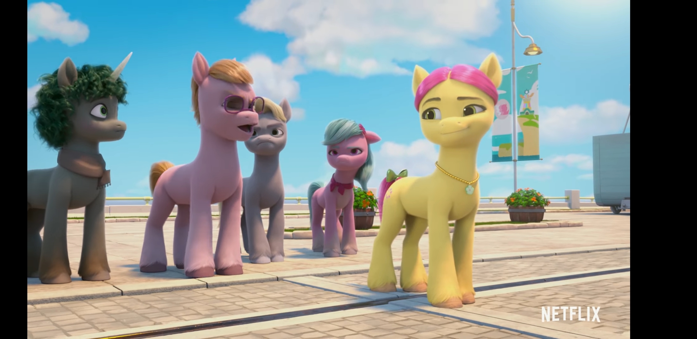 #2869653 - safe, screencap, dahlia, posey (g5), earth pony, pony ...