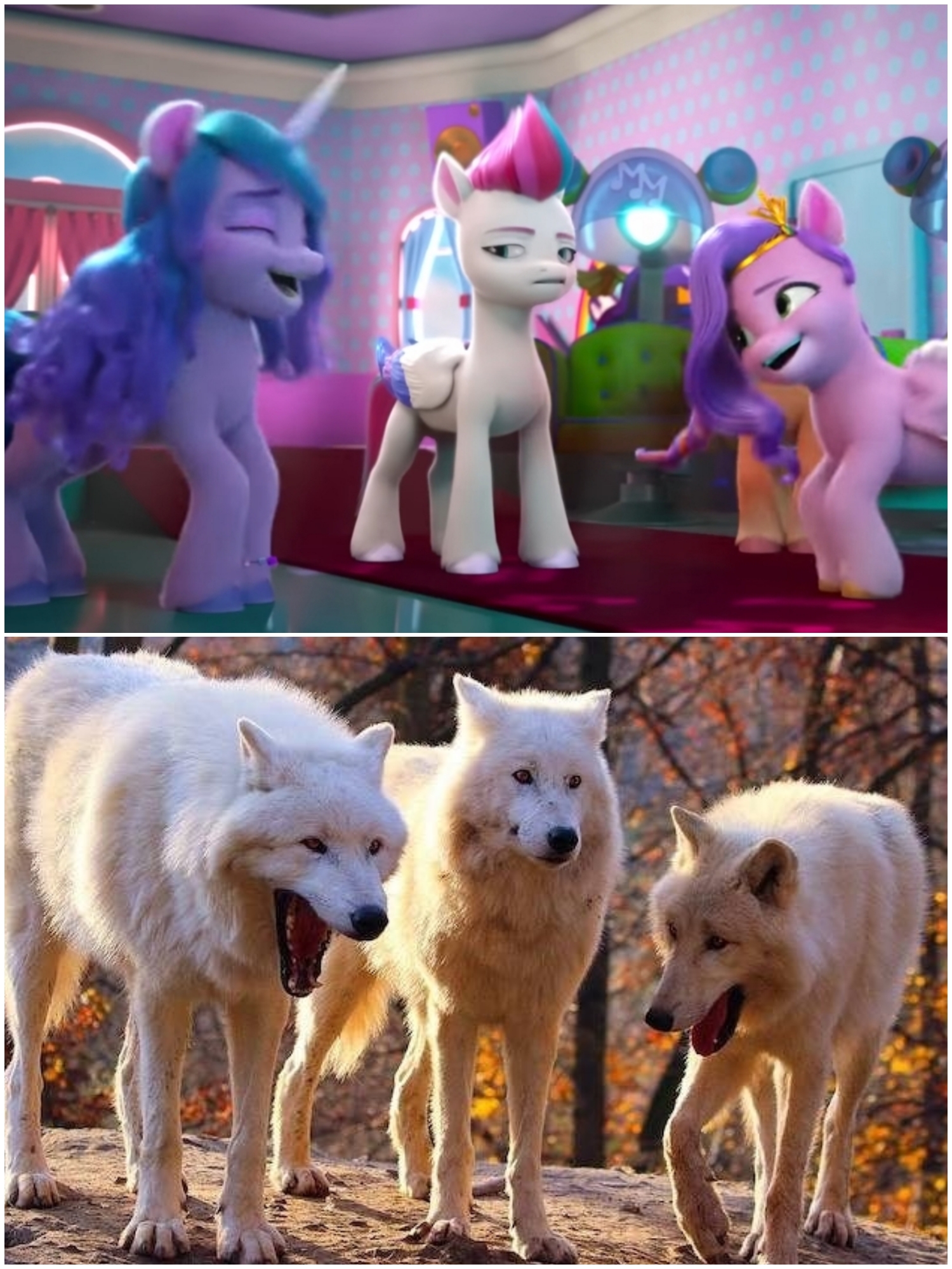 #2871522 - safe, edit, edited screencap, screencap, izzy moonbow, pipp petals, sunny starscout ...