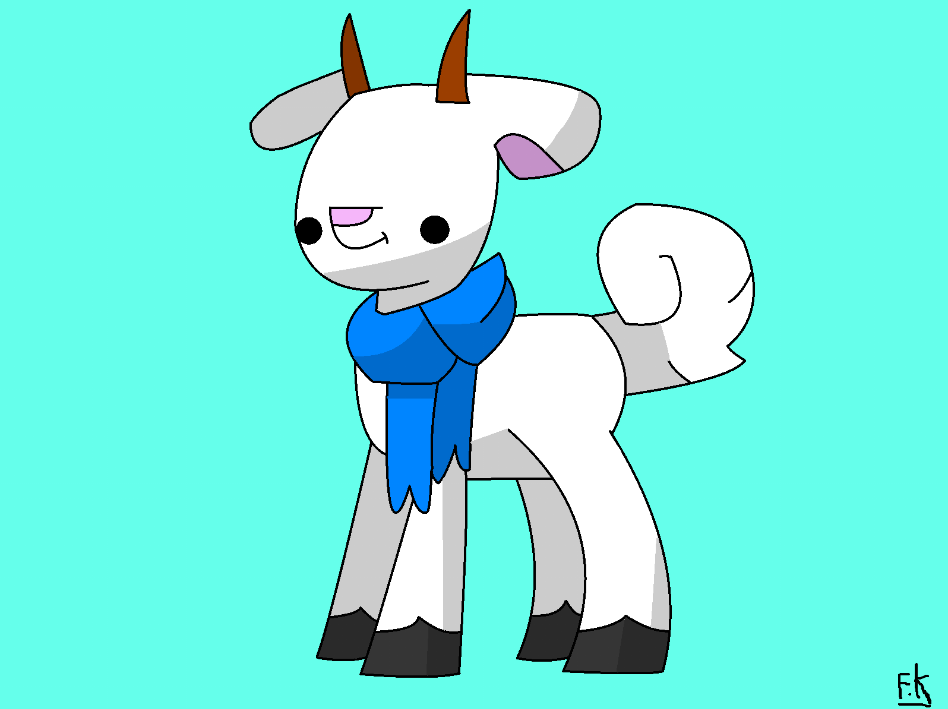 #2872467 - safe, oc, oc:nyion, goat, pony, pony town, bandana, clothes ...