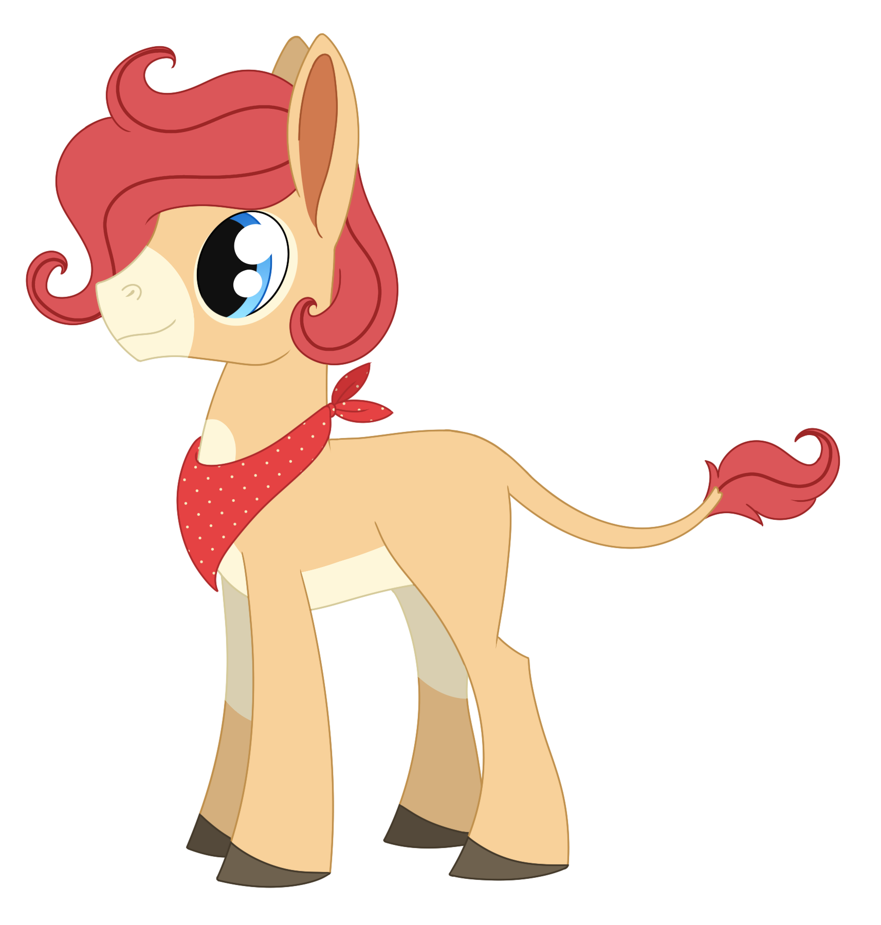 #2874119 - safe, artist:dyonys, oc, oc:dulche de leche, donkey, coat ...