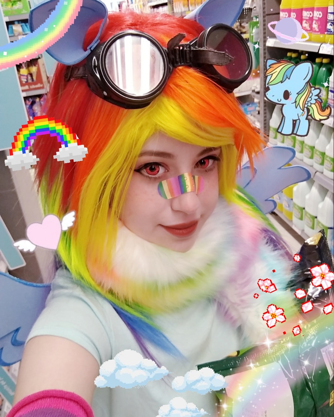 #2884009 - safe, rainbow dash, human, bust, clothes, cosplay, costume ...