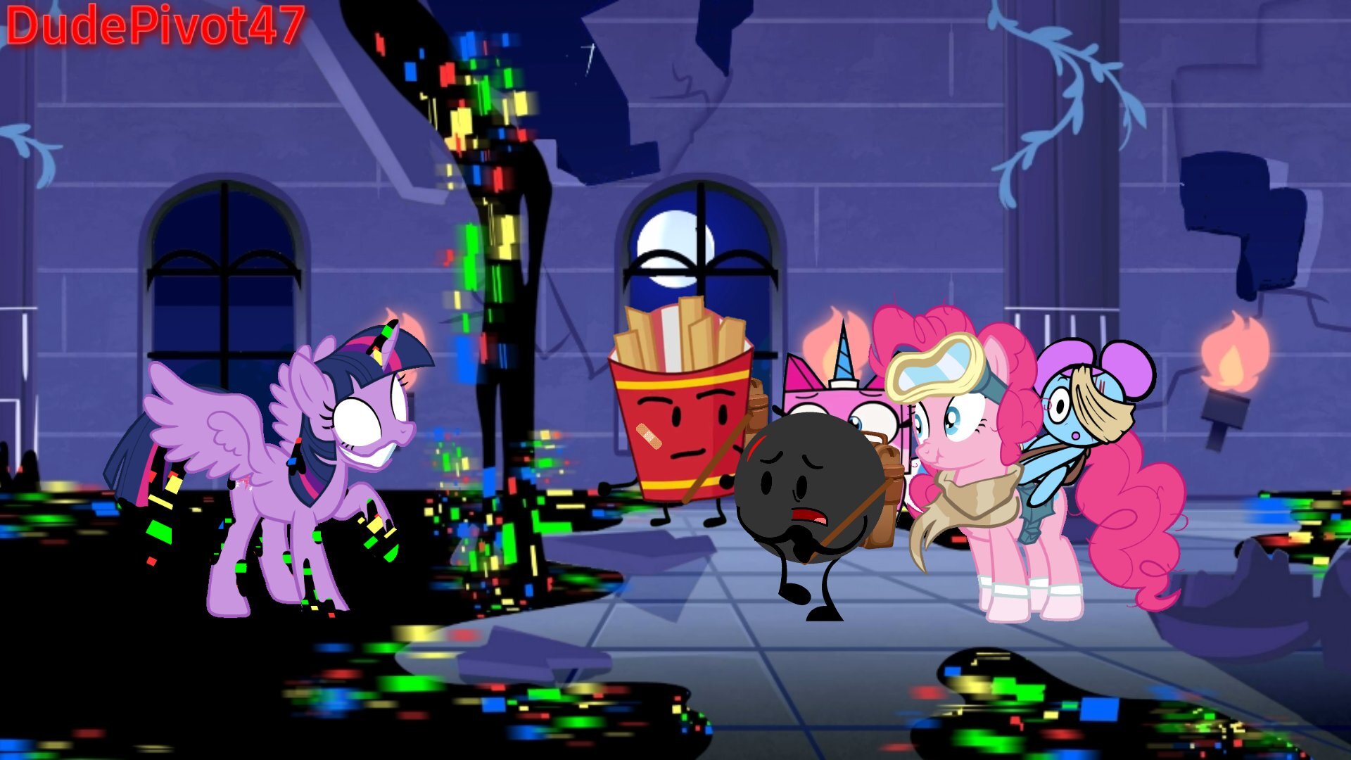 #2885514 - safe, artist:dudepivot47, pinkie pie, twilight sparkle ...