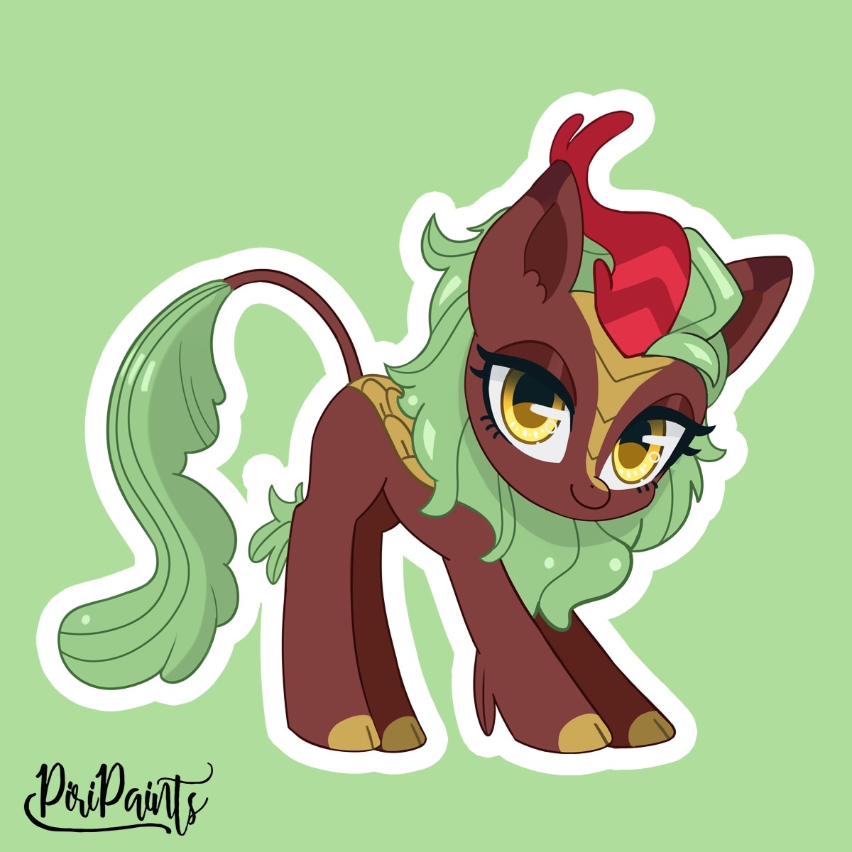 #2886249 - safe, artist:piripaints, cinder glow, summer flare, kirin ...