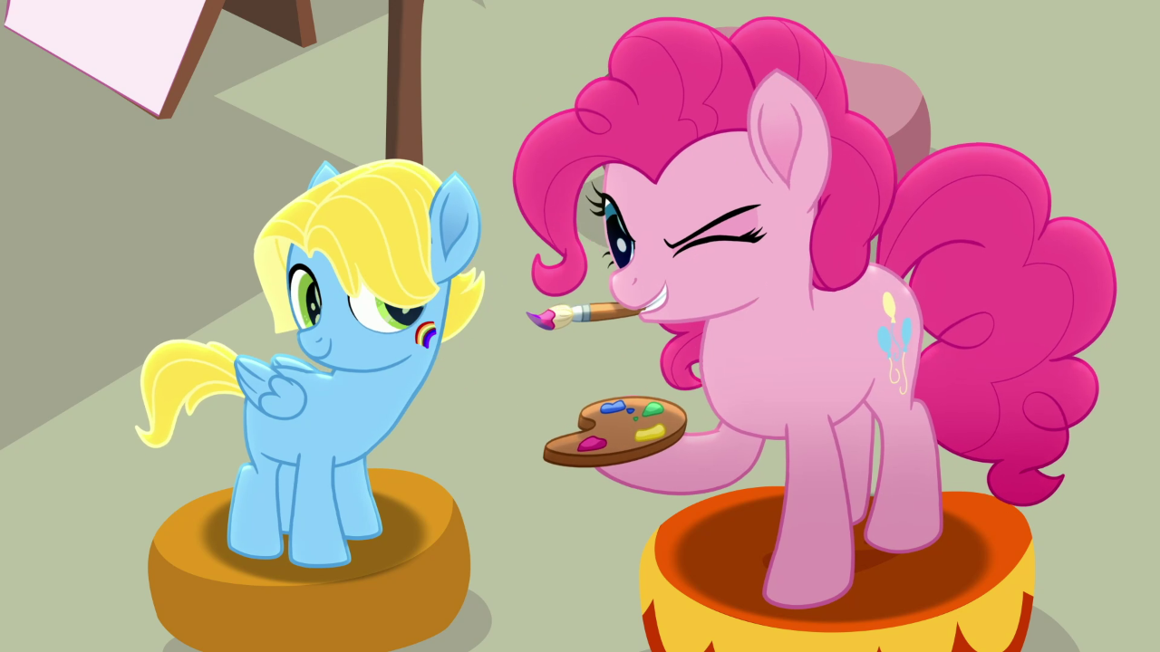 #2890350 - safe, screencap, dawn droplet, pinkie pie, earth pony ...