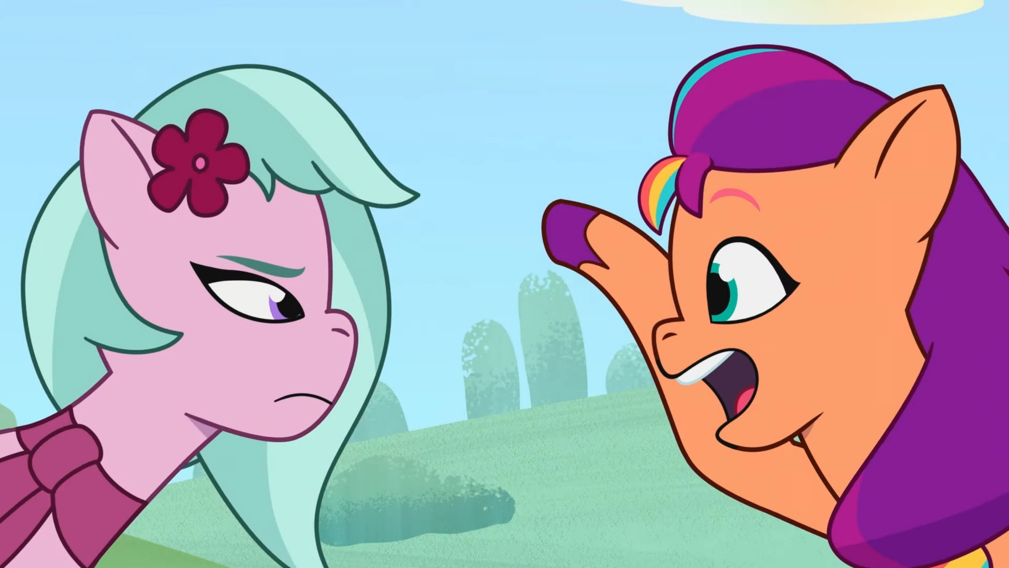 #2897916 - safe, screencap, dahlia (g5), sunny starscout, earth pony ...