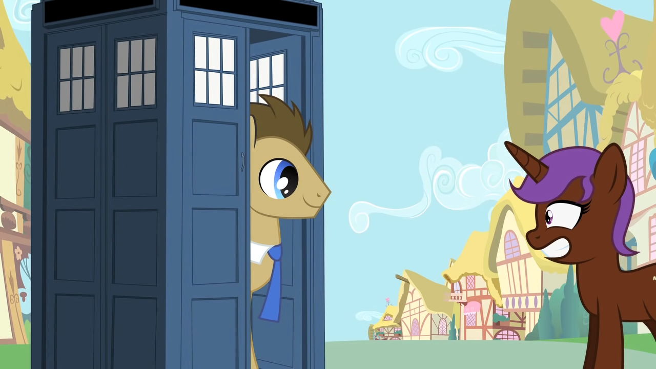 #2880656 - safe, artist:mlp-silver-quill, doctor whooves, time turner ...