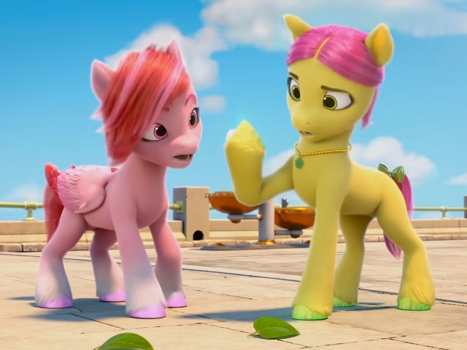 #2882587 - safe, screencap, posey bloom, windy, earth pony, pegasus, pony, g5, make your mark ...