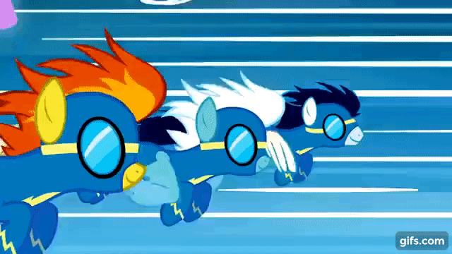 #2905167 - safe, screencap, fleetfoot, soarin', spitfire, pegasus, pony ...