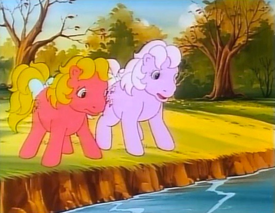 #2907537 - safe, screencap, baby lickety split, baby shady, earth pony ...