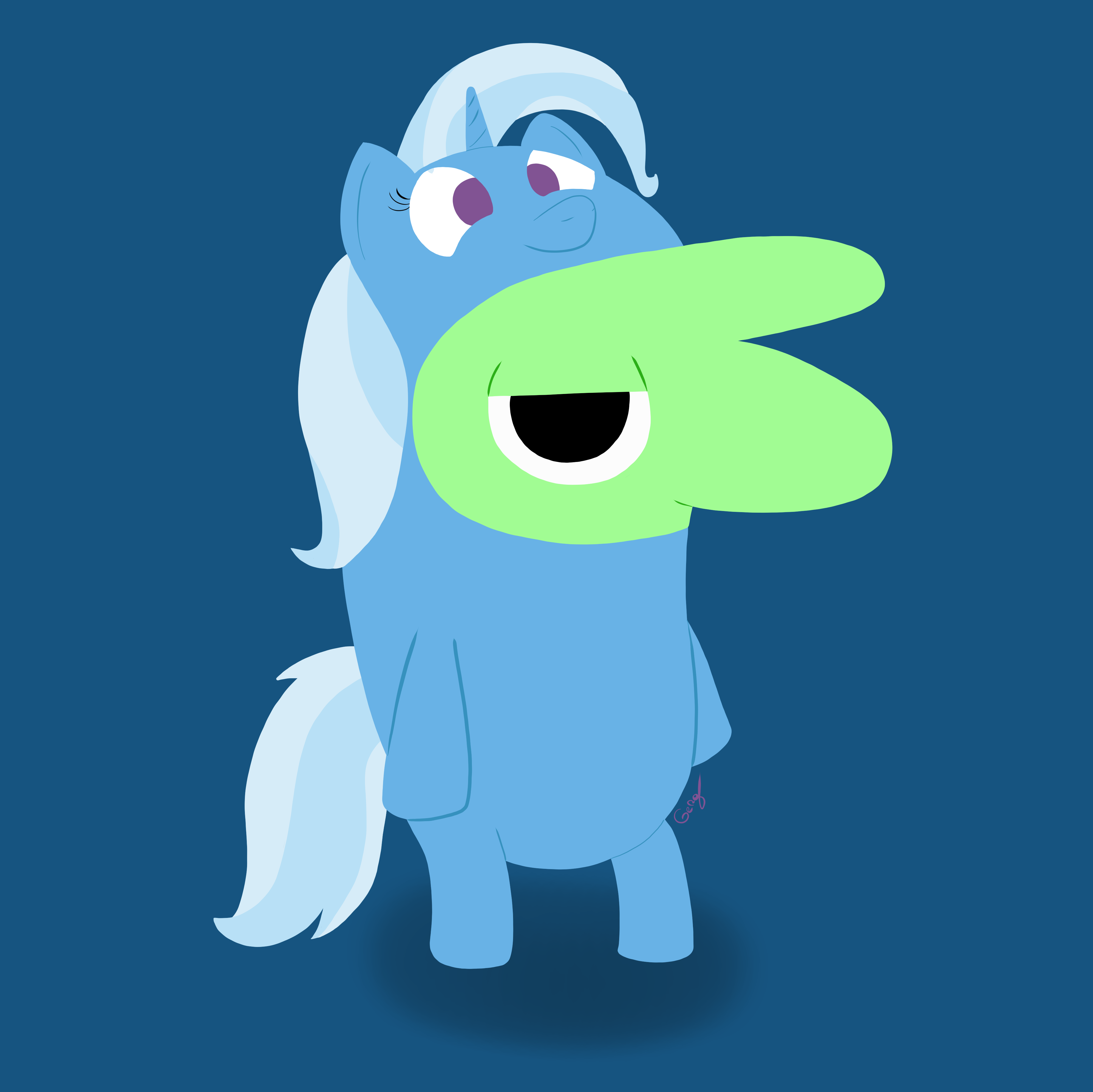 #2911402 - safe, artist:realgero, trixie, g4, clothes, cosplay, costume ...