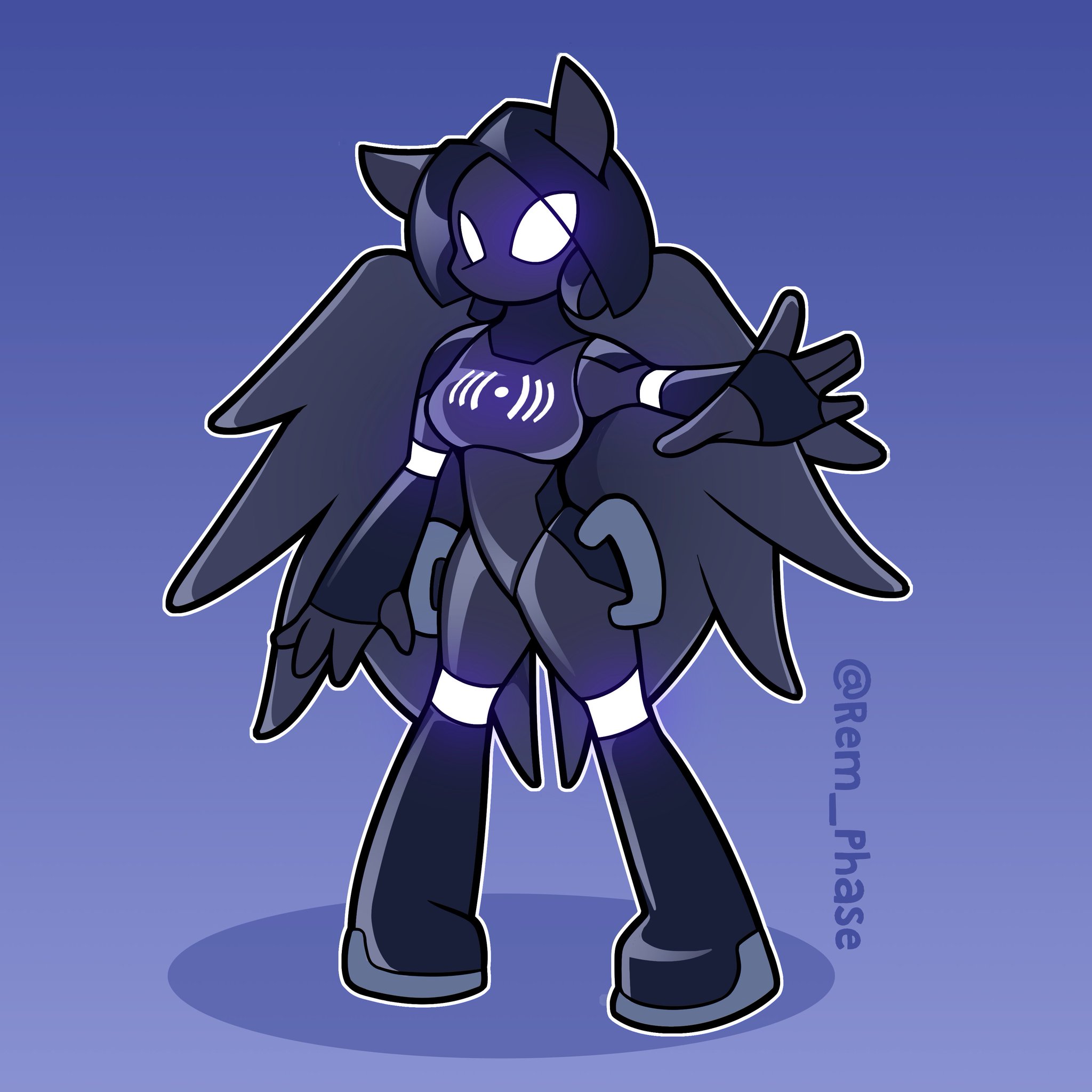 #2931913 - safe, artist:rem_phase, oc, oc:starlight eclipse, pegasus ...