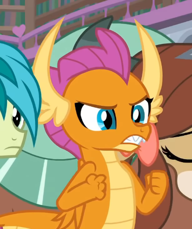 #2933136 - safe, screencap, sandbar, smolder, yona, dragon, earth pony ...