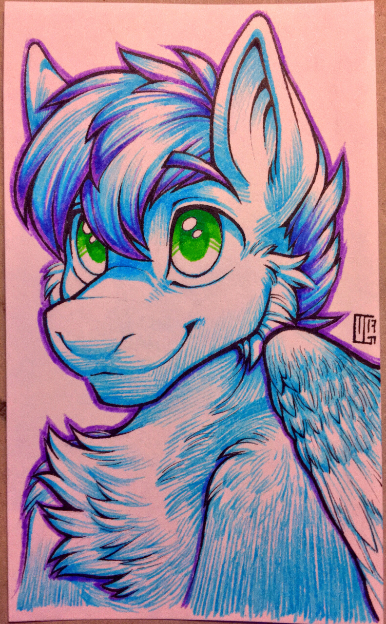 #2936147 - safe, artist:ferwildfox, oc, oc only, oc:maelstrom (ponkus ...