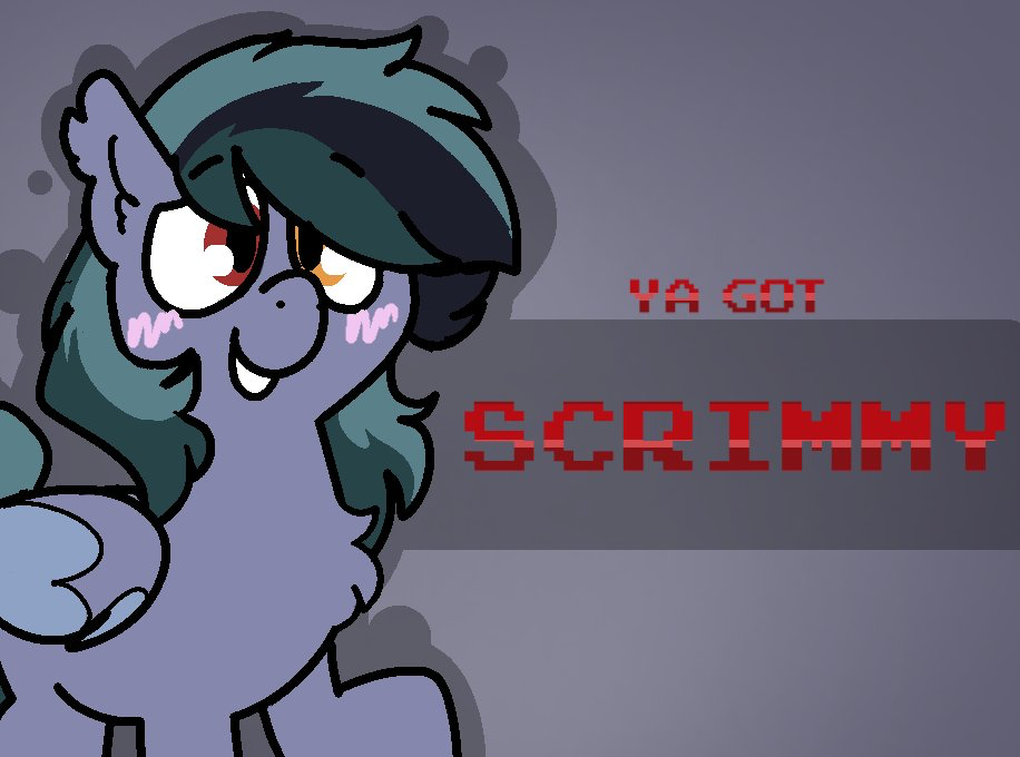 #2938114 - safe, artist:soupafterdark, edit, oc, oc only, oc:scrimmy, bat pony, pony, banned ...