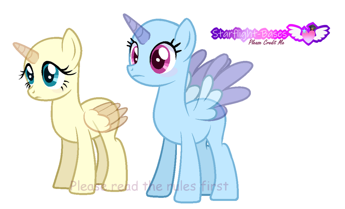 #2938744 - safe, artist:gloriaartist, pony, base, duo, female, mare ...