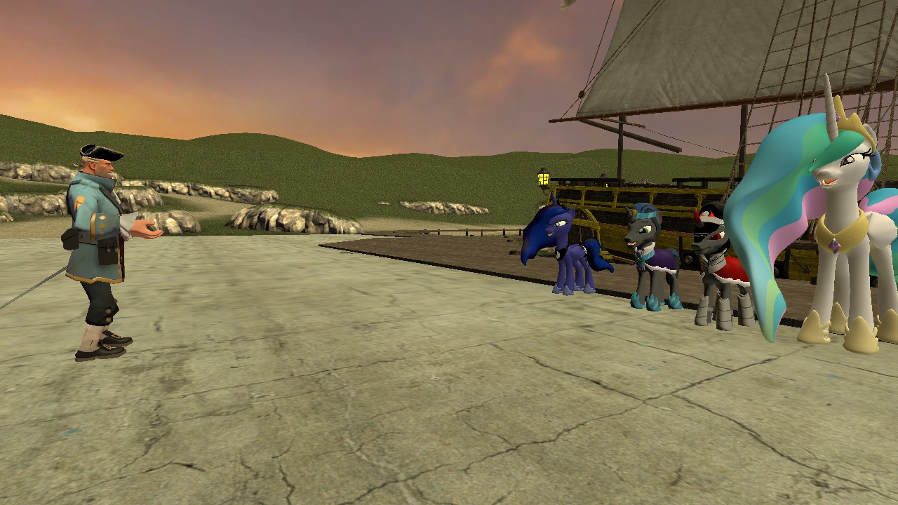 #2923991 - safe, artist:fredrick2, king sombra, princess celestia ...