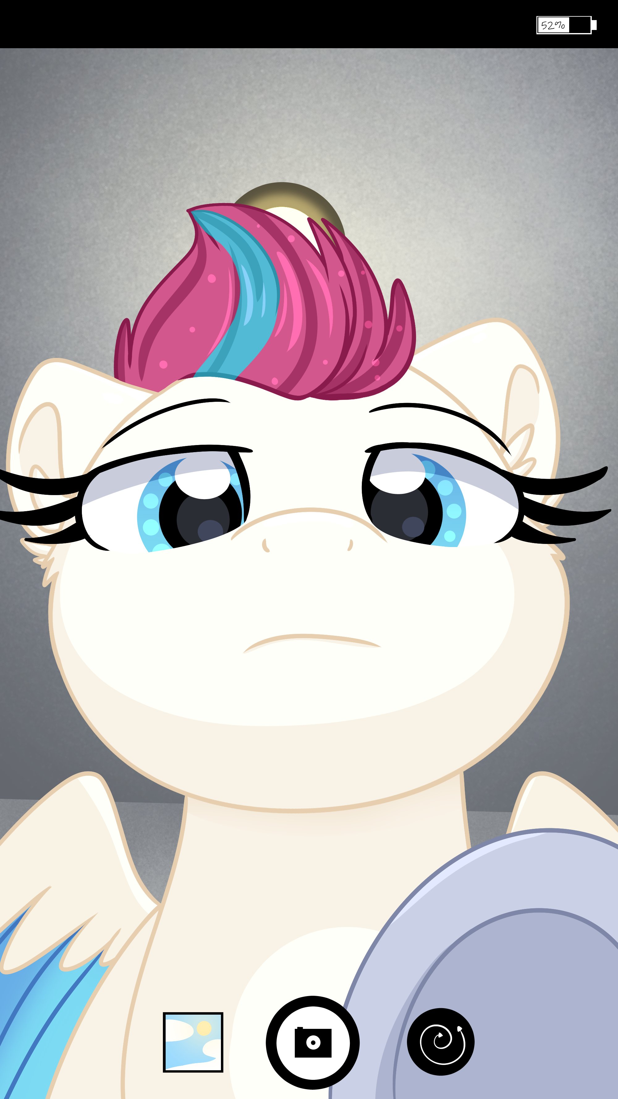 #2945033 - safe, artist:lbrcloud, zipp storm, pegasus, pony, g5, cellphone, female, looking at ...