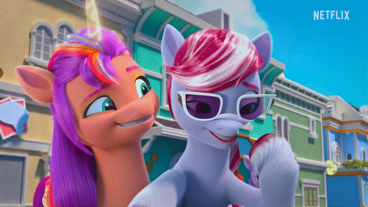 #2946935 - safe, screencap, sugar moonlight, sunny starscout, alicorn ...