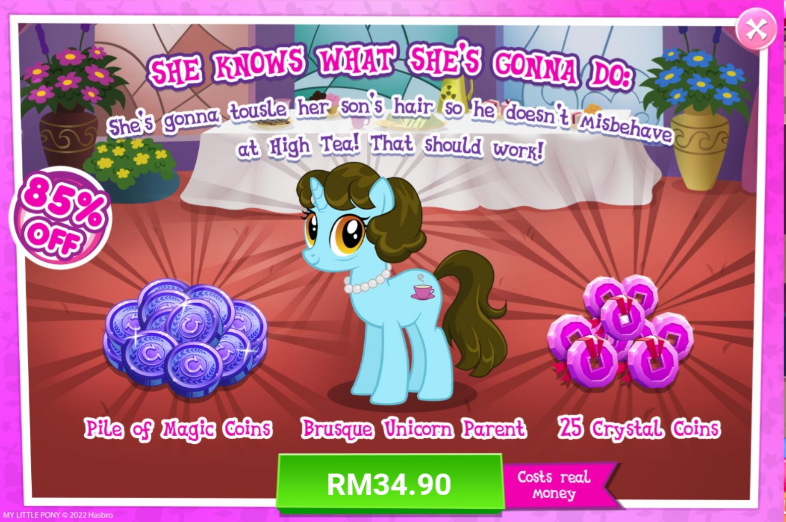 #2948344 - safe, gameloft, pearl cuppa, pony, unicorn, g4, my little ...