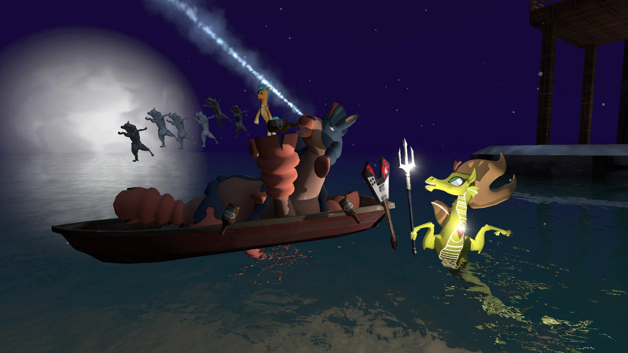 #2949820 - safe, artist:horsesplease, adagio dazzle, hitch trailblazer ...