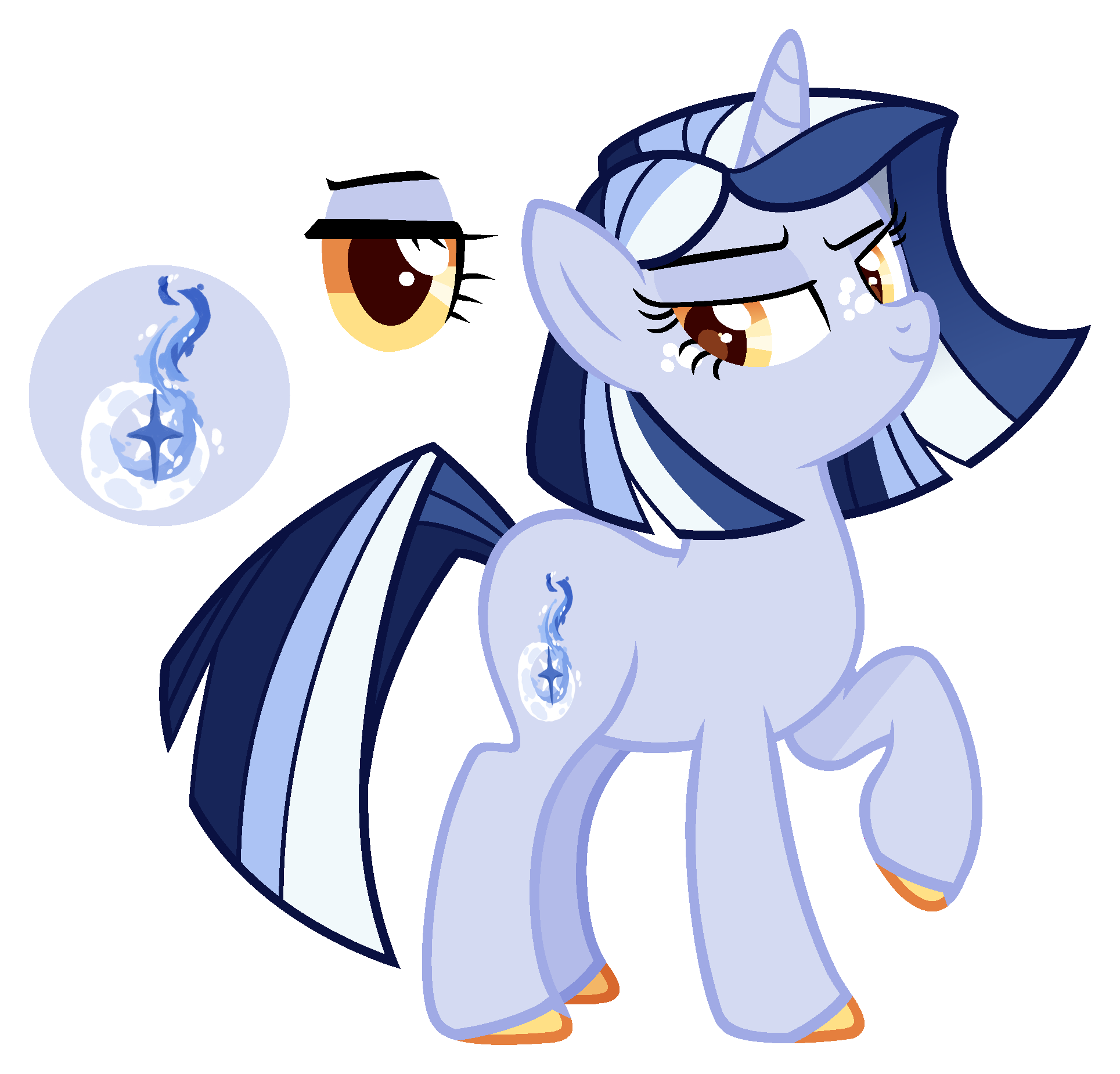 #2950746 - safe, artist:vintage-owll, oc, oc:moonlit smoke, pony ...