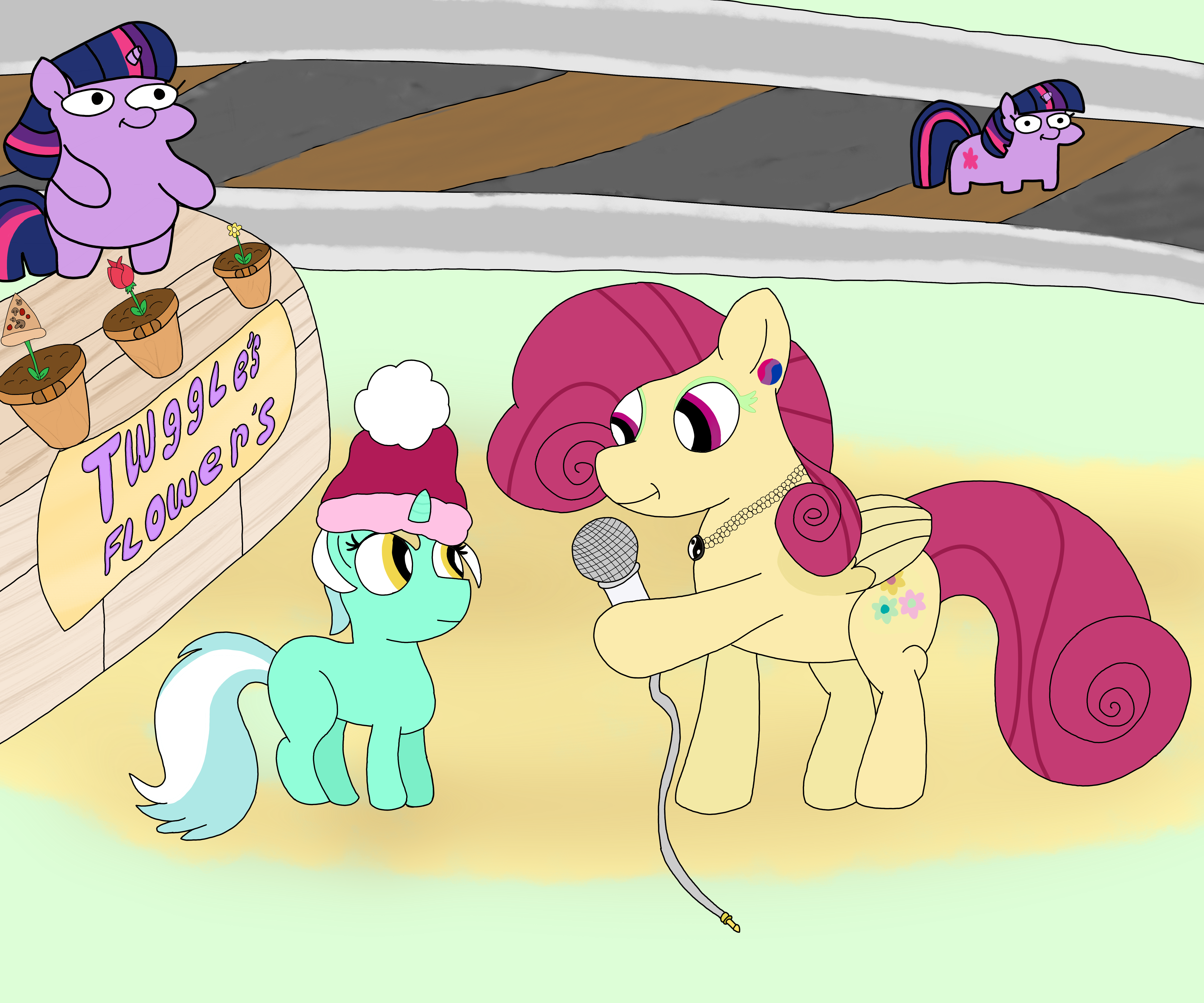 #2939476 - safe, lyra heartstrings, posey shy, twilight sparkle ...