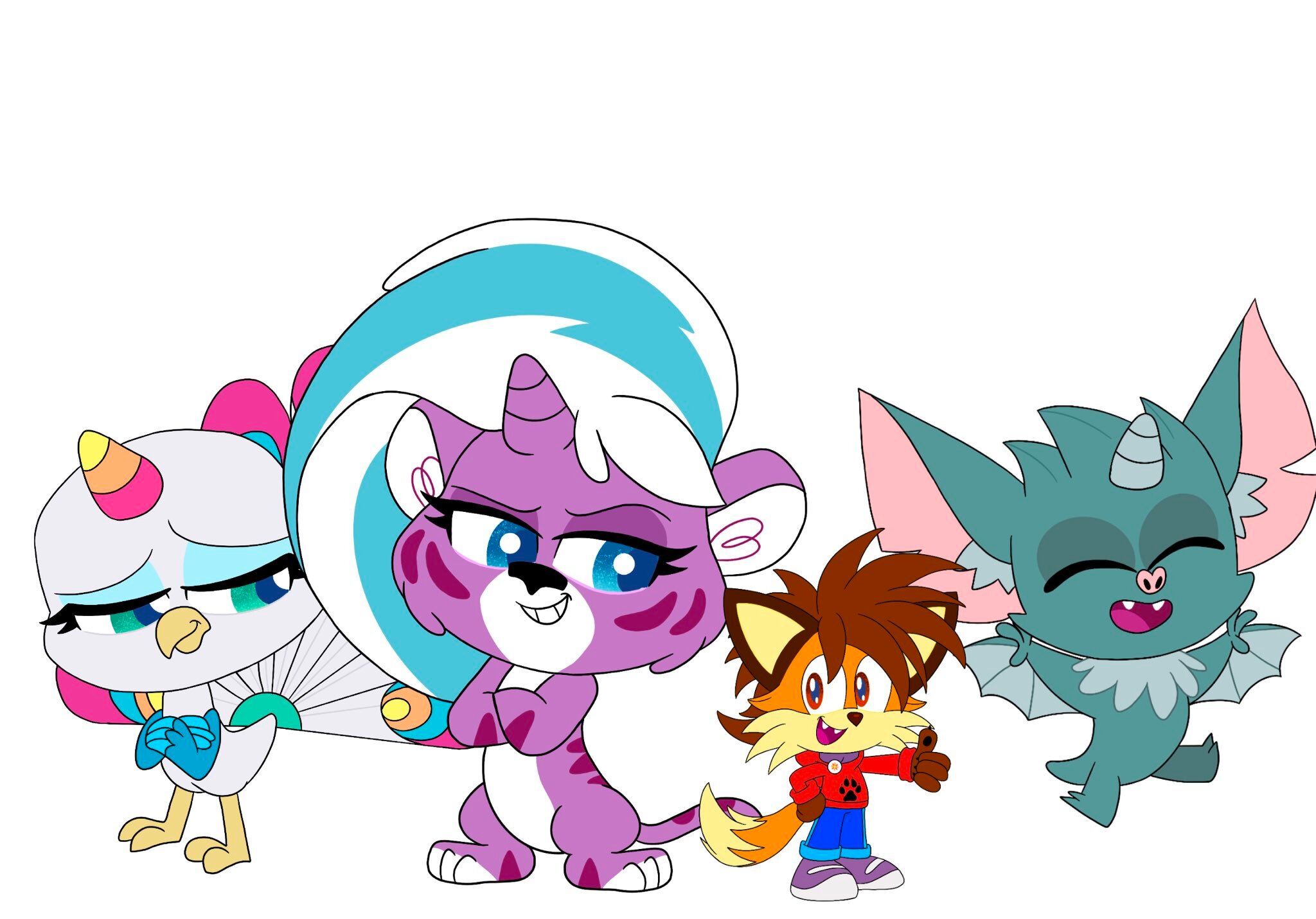 #2952226 - safe, artist:lachlandingoofficial, echo (g4.5), lightning ...