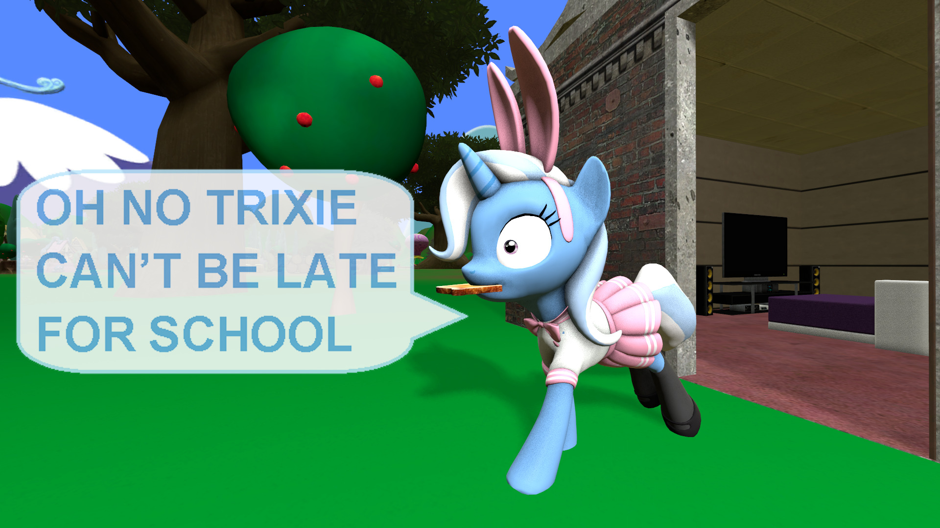 #2957231 - safe, artist:ask-the-luna-knight, trixie, pony, unicorn, g4 ...