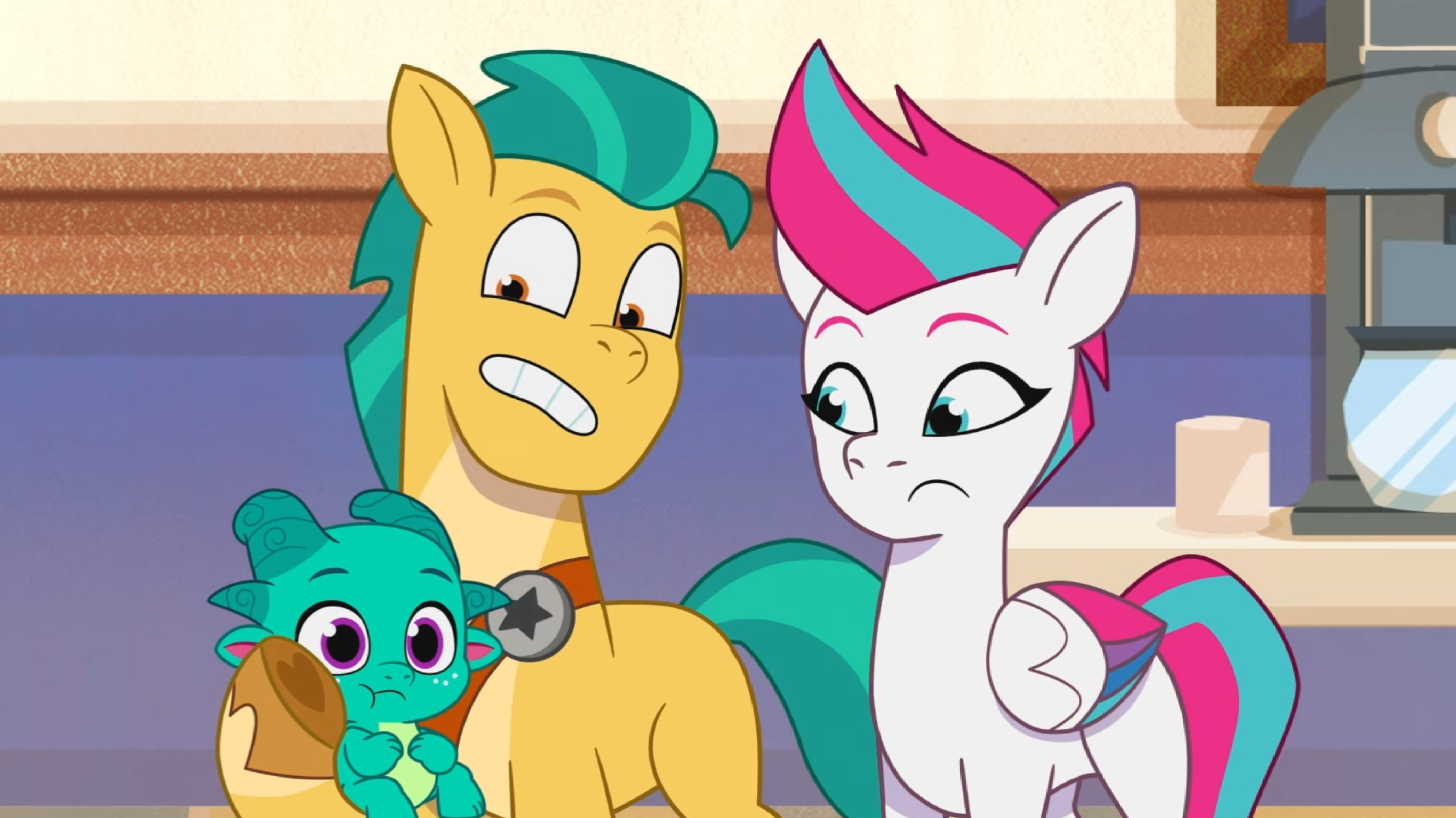 #2957729 - safe, screencap, hitch trailblazer, sparky sparkeroni, zipp ...