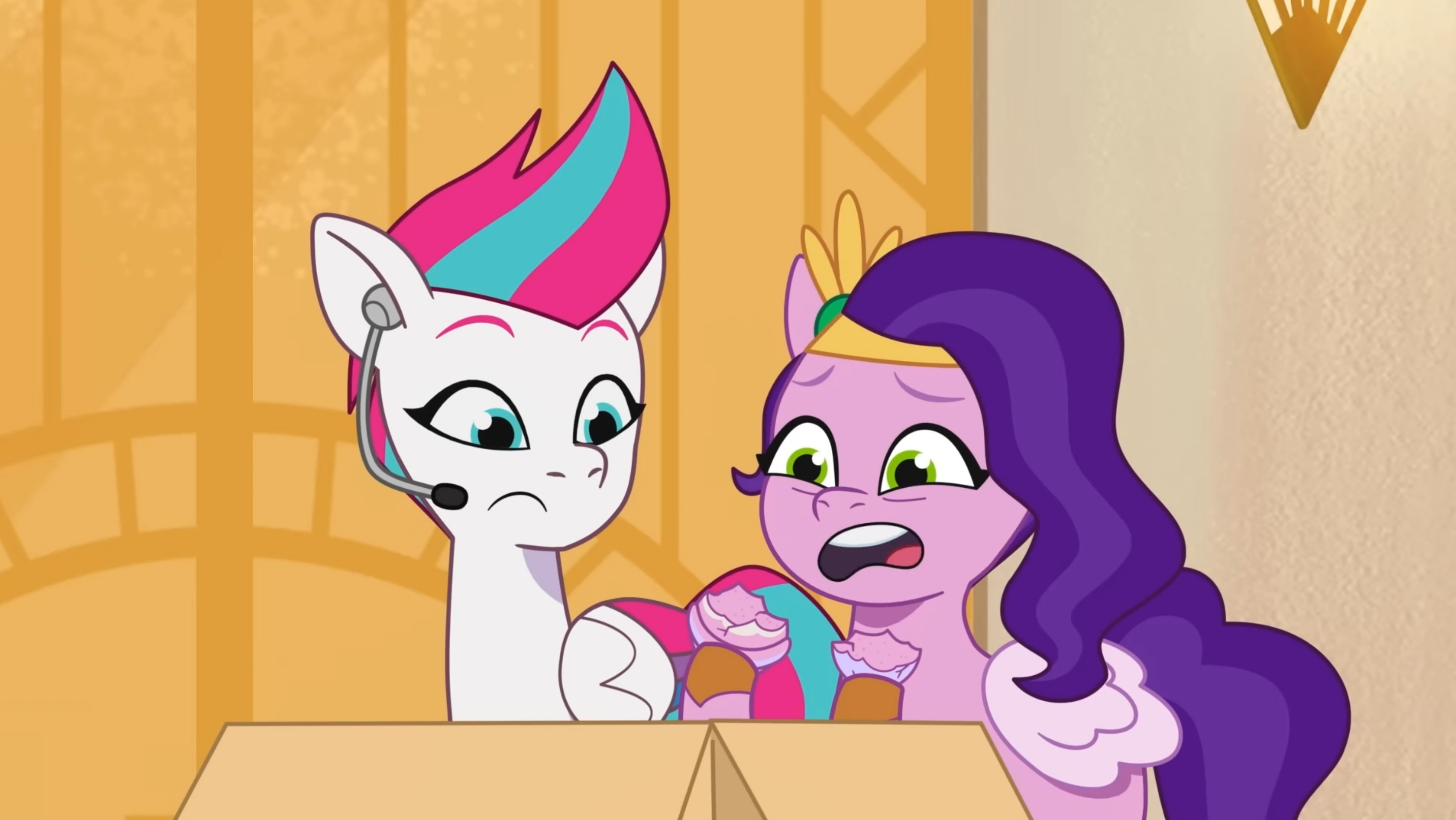 #2941034 - safe, screencap, pipp petals, zipp storm, pegasus, pony, g5, my little pony: tell ...