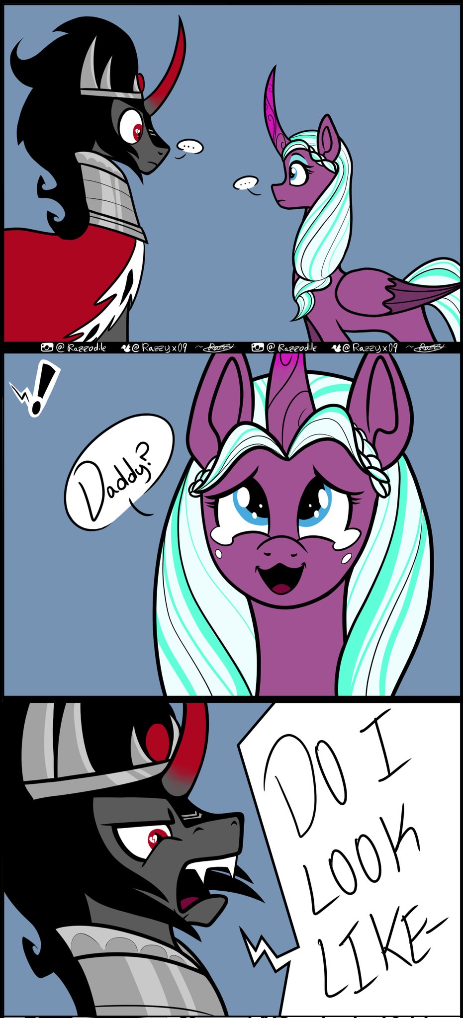 #2943024 - safe, artist:d00tnibba, artist:razzy, king sombra, opaline ...