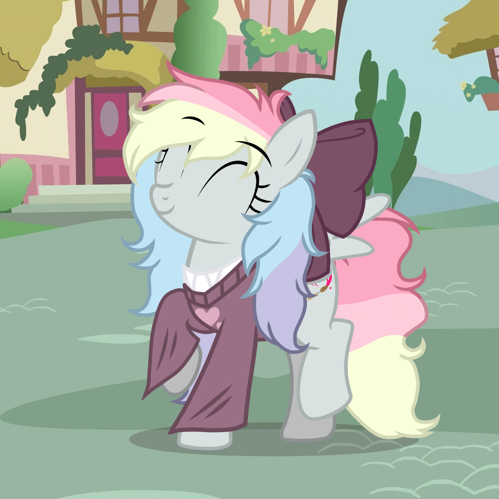 #2943154 - safe, artist:marieartbook, oc, oc only, oc:blazey sketch, pegasus, pony, animated ...