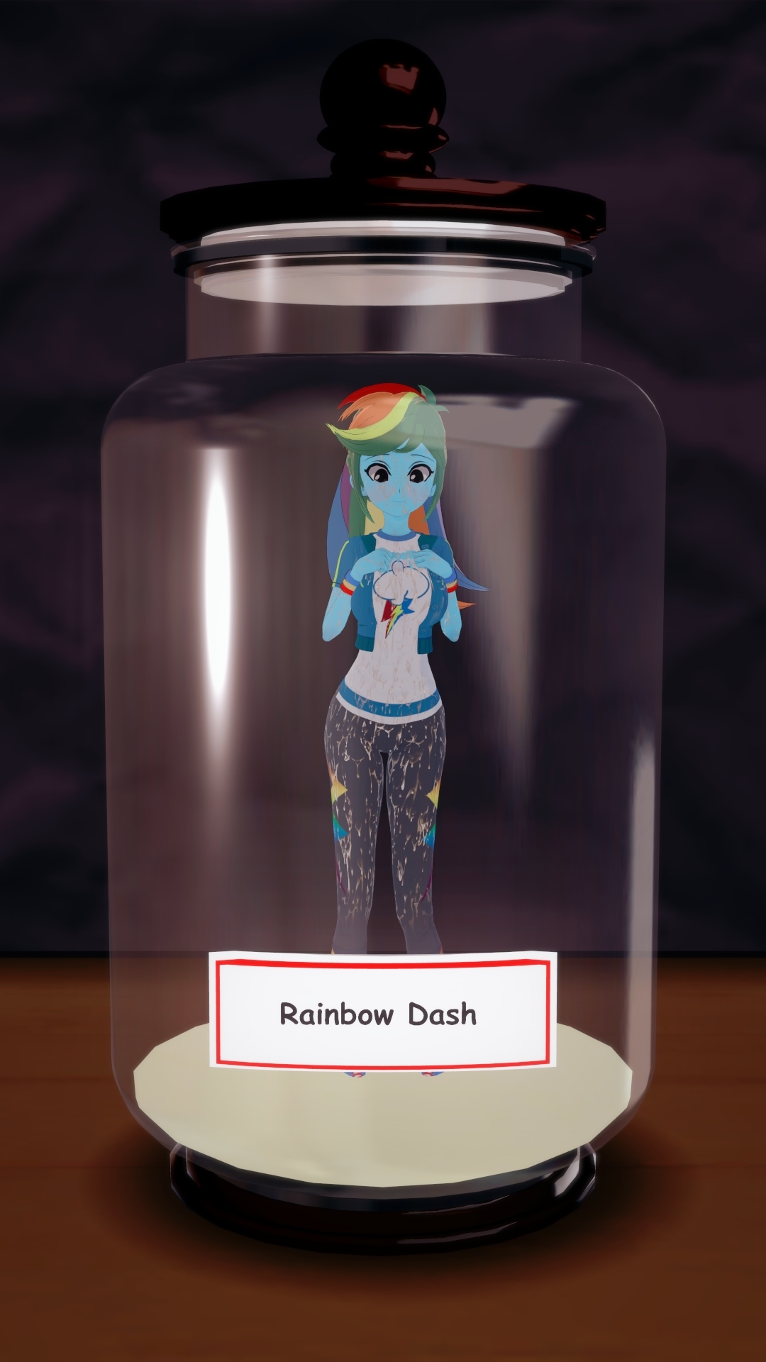 #2943225 - explicit, artist:hornydogo, rainbow dash, human, equestria girls, 3d, breasts, cum ...