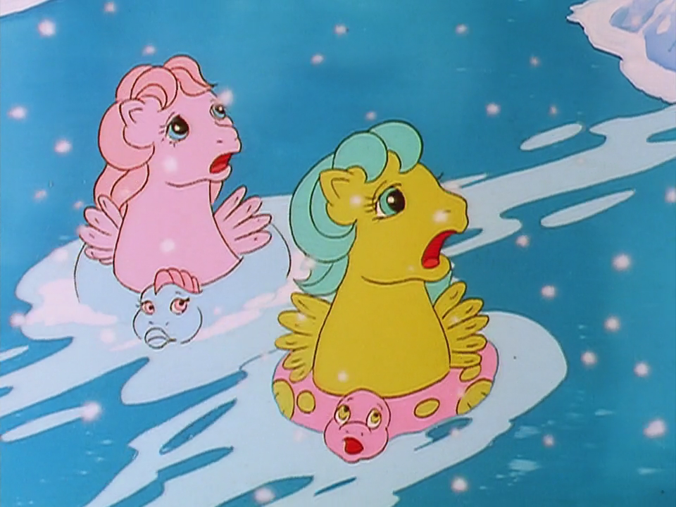 #3025792 - safe, screencap, sea shimmer, surf rider, sea pony, baby it ...