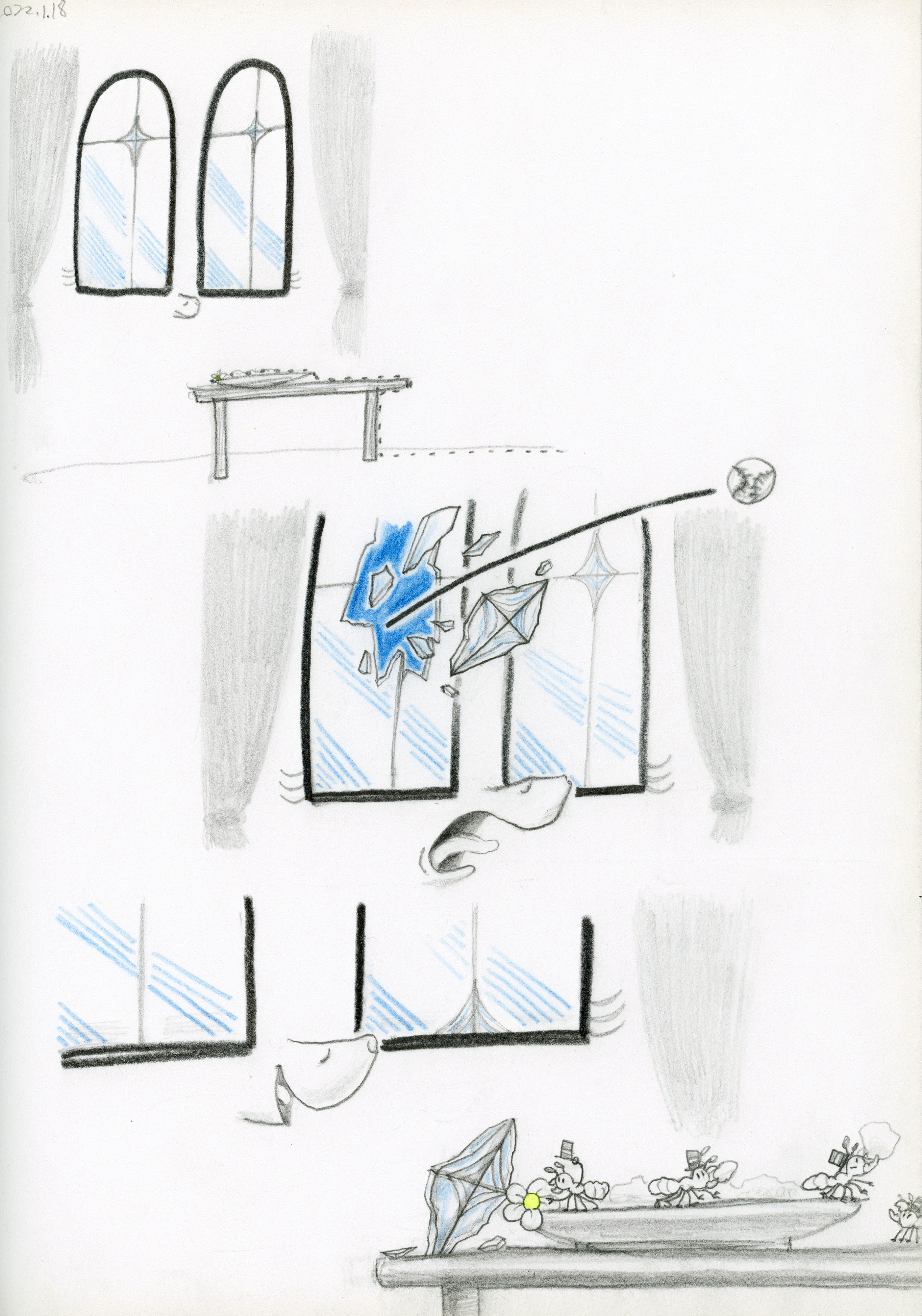 #3028838 - safe, artist:ja0822ck, pony, ants, baseball, broken window ...