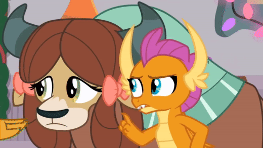 #3036280 - safe, screencap, gallus, smolder, yona, dragon, yak, g4 ...