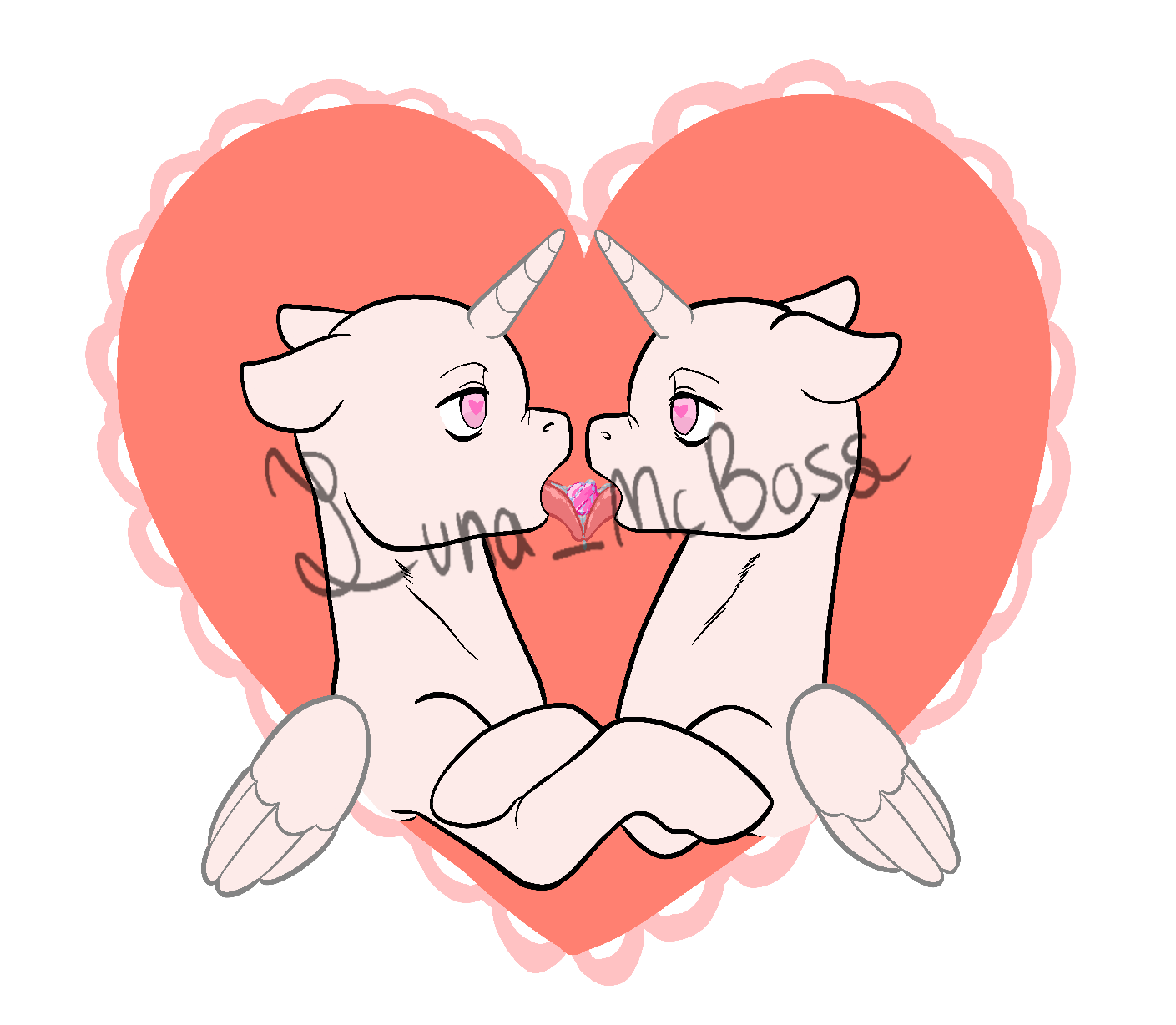 #3037141 - suggestive, artist:luna_mcboss, pony, commission, simple ...